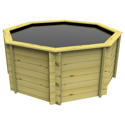 Wooden Raised Ponds | Garden Timber Company Pond | Real Aquatics UK