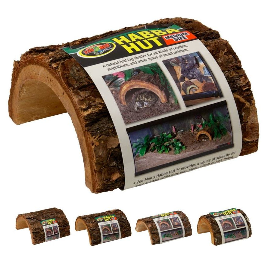 ZooMed Habba Hut Reptile Hide 5 Sizes | Real Aquatics