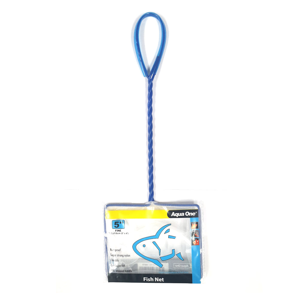 Aqua One Aquarium Fish Net - 5"/12.5cm Fine Nets | Real Aquatics