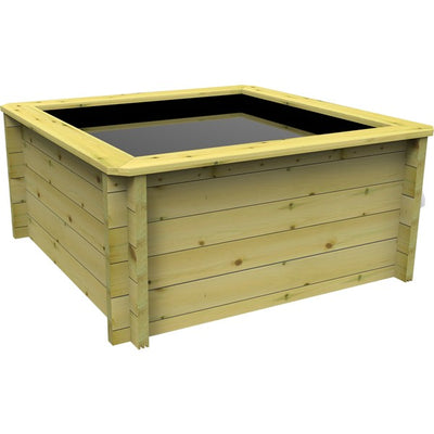 Wooden Raised Ponds | Garden Timber Company Pond | Real Aquatics UK