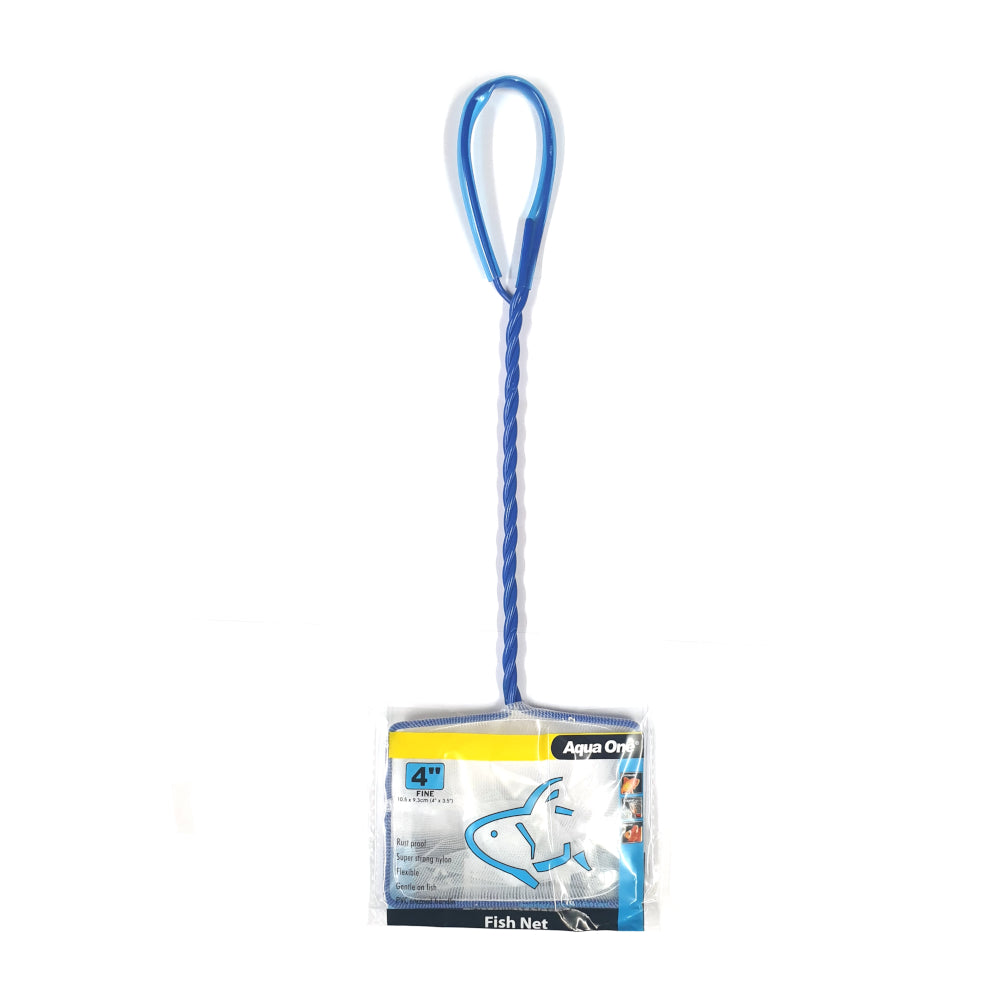 Aqua One Aquarium Fish Net - 4"/10cm Fine Nets | Real Aquatics