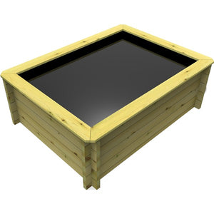 Wooden Raised Ponds | Garden Timber Company Pond | Real Aquatics UK