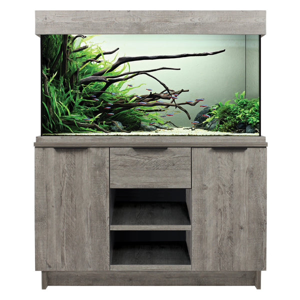 Aqua One Urban Oak Style Aquarium Fish Tank with Cabinet 116cm 230L ...