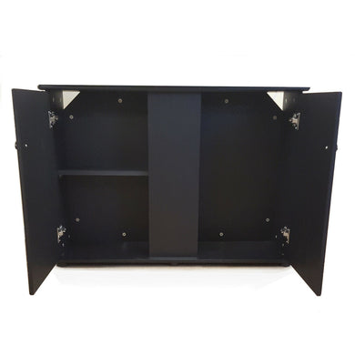 BOYU Aquarium Fish Tank & Cabinet 80cm 120L Black / White | Real Aquatics