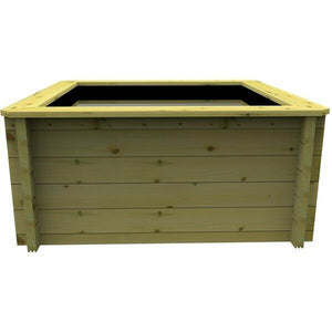 Wooden Raised Ponds | Garden Timber Company Pond | Real Aquatics UK